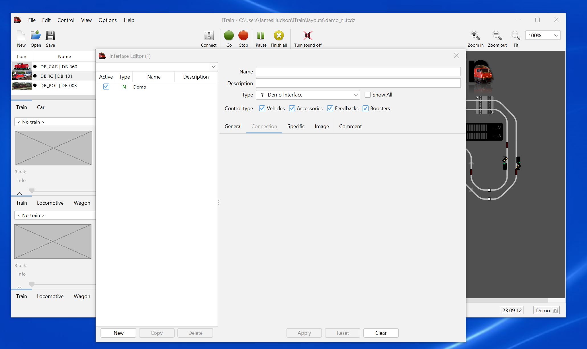 iTrain using Sprog for programing Loco CVs - dcctrainautomation.co.uk